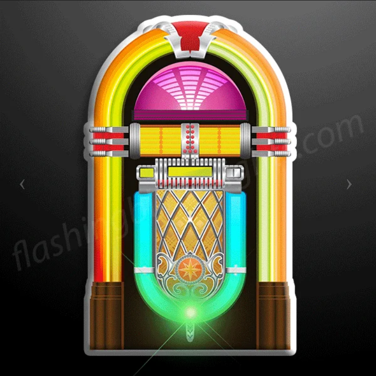 Flashing 1950's Jukebox Body Lights | Iowa Rock 'n Roll Music Association